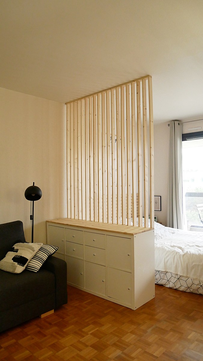 # DIY : Un claustra en tasseaux avec Bricorama – THE YELLOW BLOG